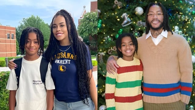 Derrick Rose's ex Mieka Reese beams with pride and surprises son PJ ...