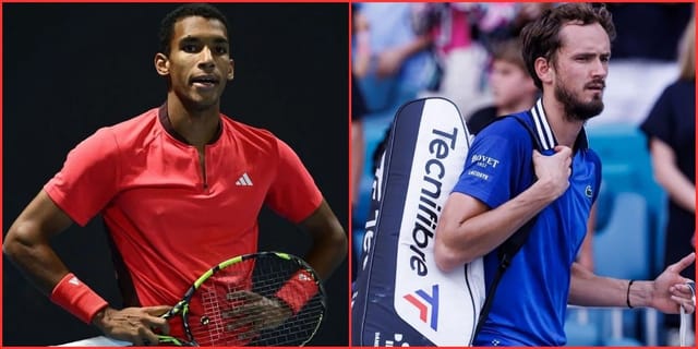 WATCH: Bizarre scenes as Daniil Medvedev leaves Felix Auger-Aliassime in shock after retiring ...