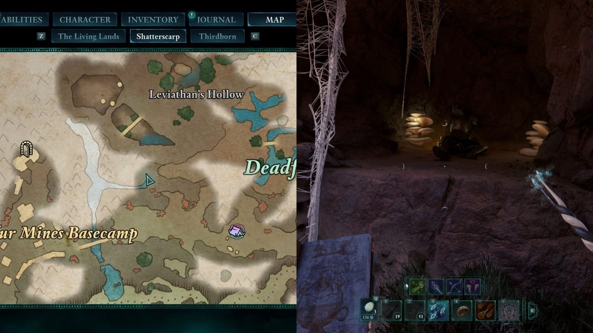 Avowed Treasure Map - Seafarer's Boots location