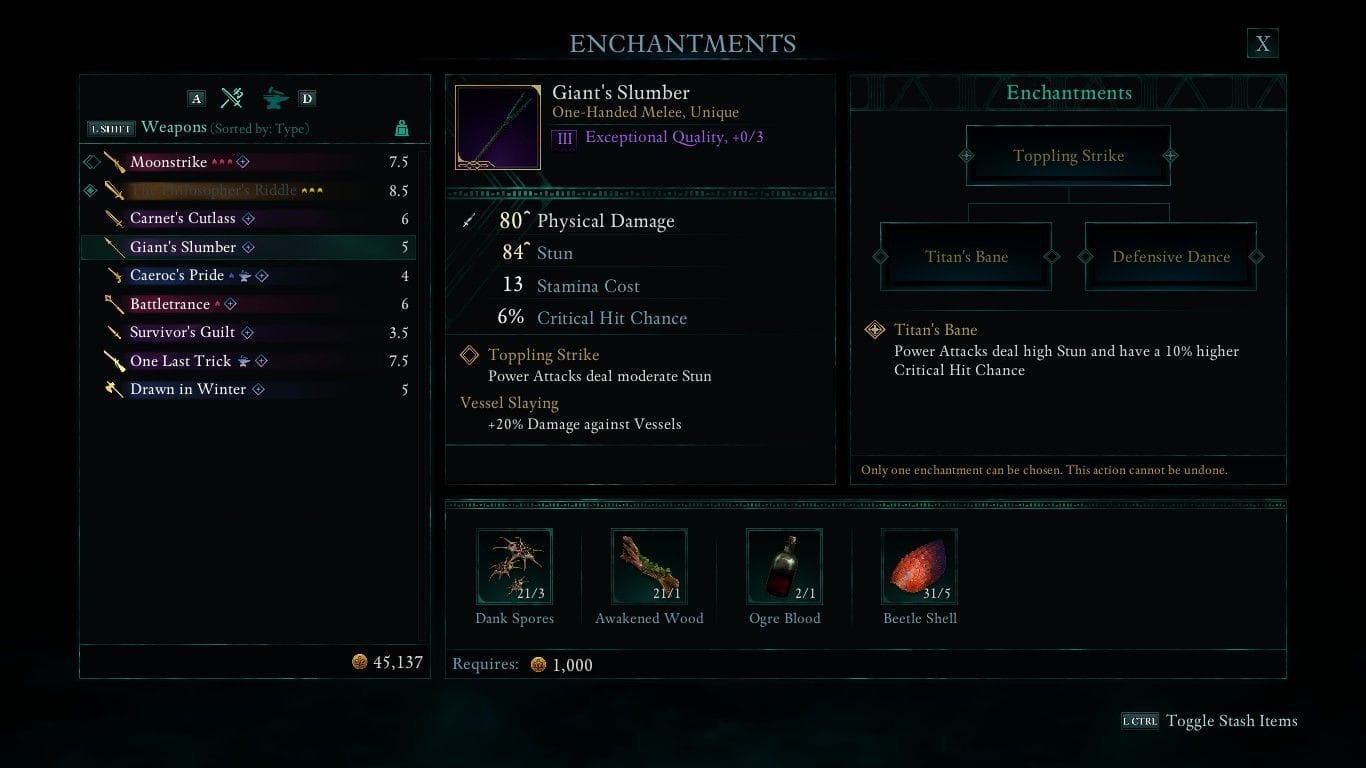 Avowed weapons tier list: All Uniques ranked