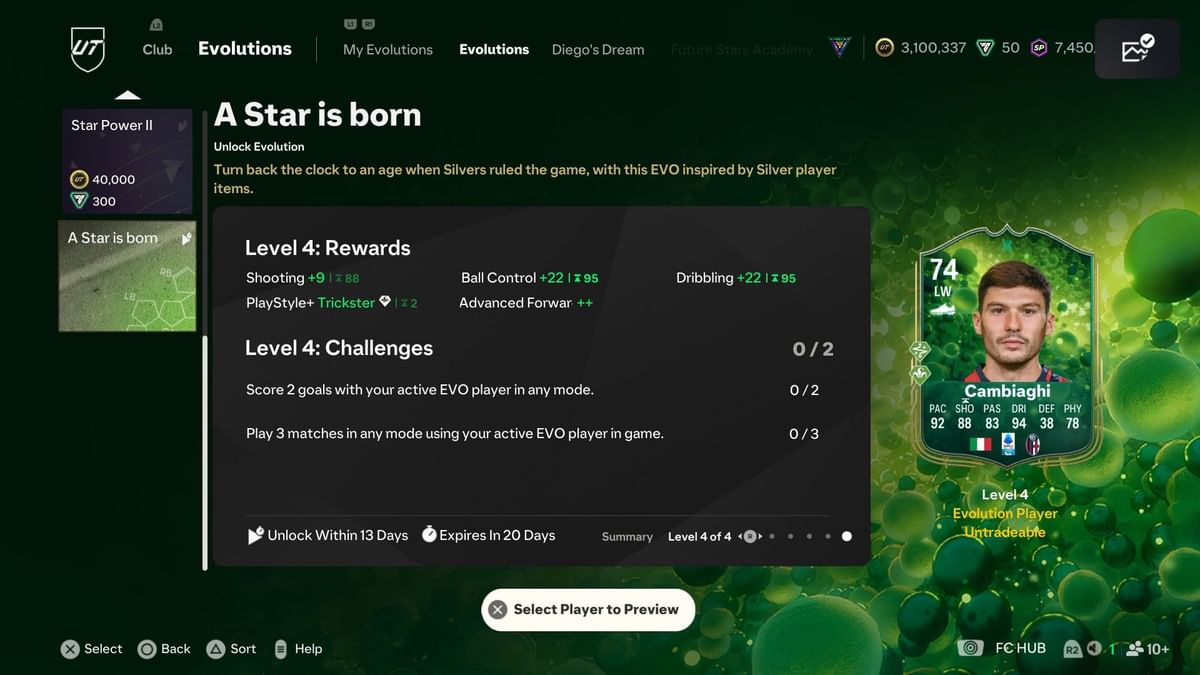 EA FC 25 A Star is Born Evolution guide: Best players to use, all upgrades, requirements, and more