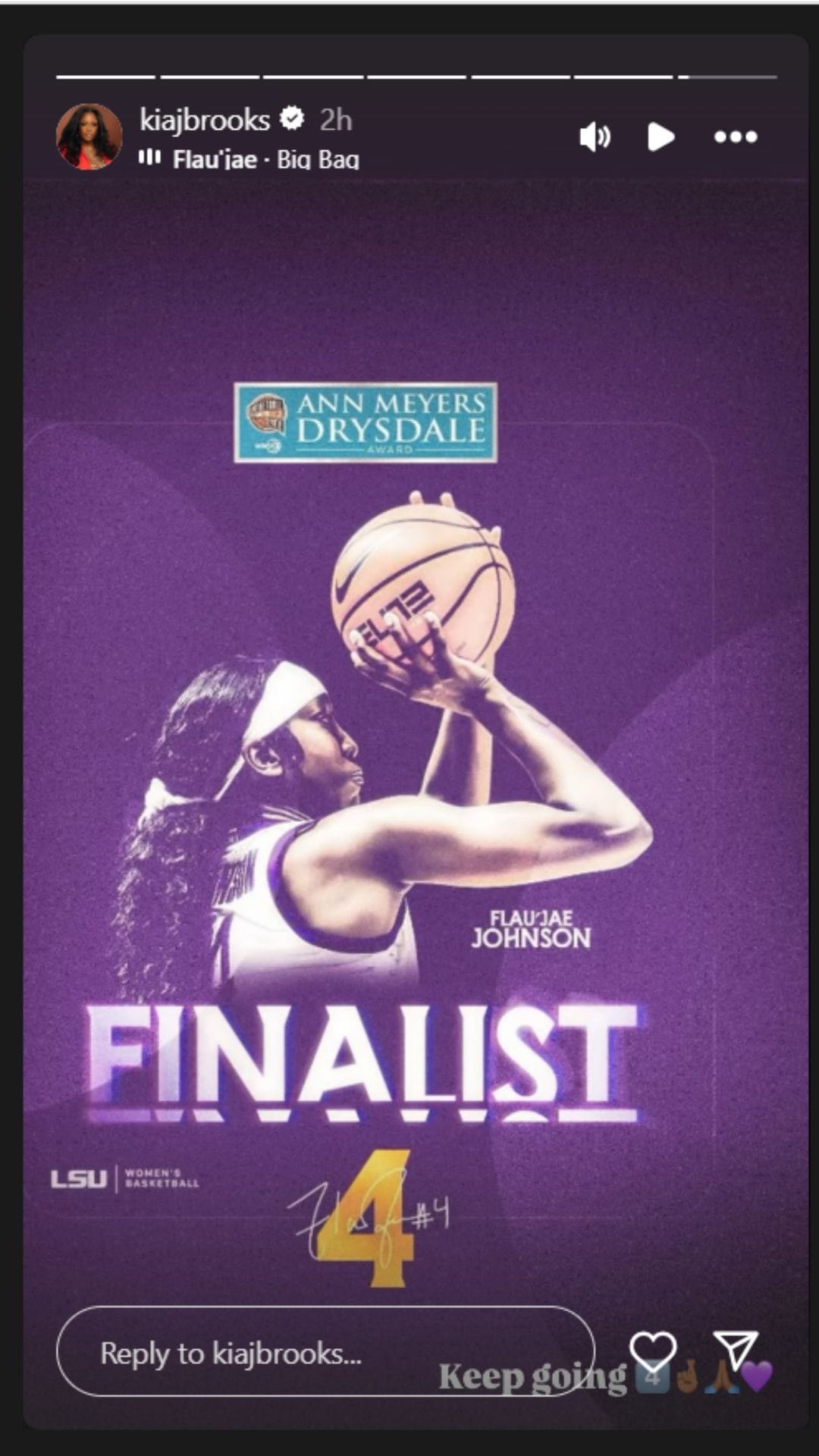 Mom Kia Brooks reacts with 2 words after $1.5 million NIL-valued Flau’jae Johnson’s inclusion in ...