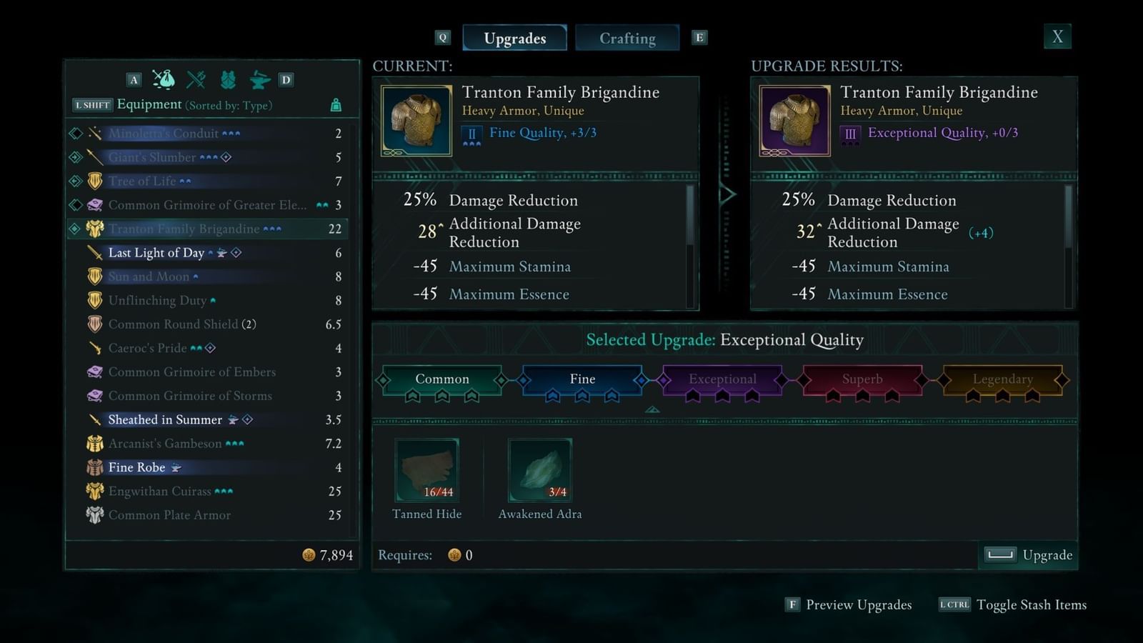 How to upgrade weapons and armor in Avowed