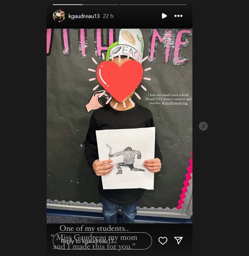 Johnny Gaudreau's sister Katie shares heartwarming artwork by her ...