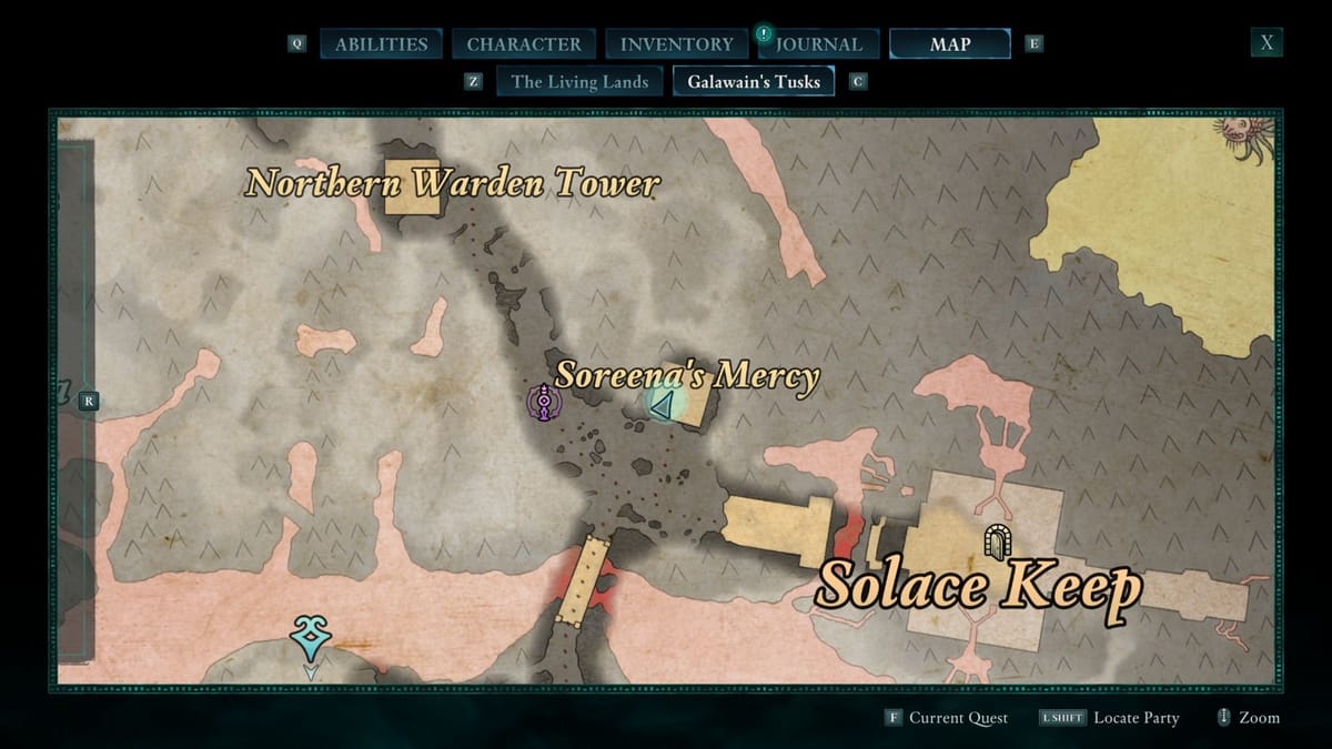 Avowed Mapping the Living Lands - All Cartographer map locations