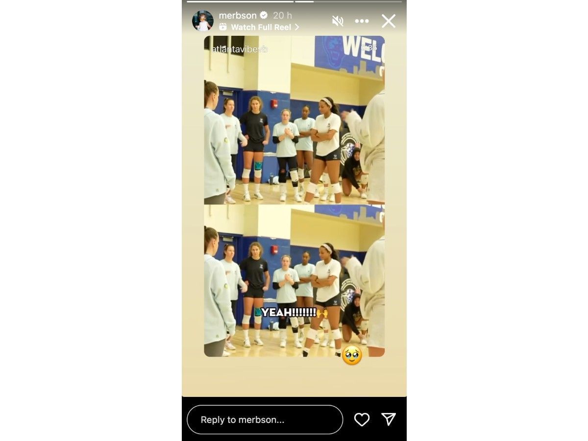 Ex-Nebraska Volleyball star Merritt Beason gets emotional after being ...