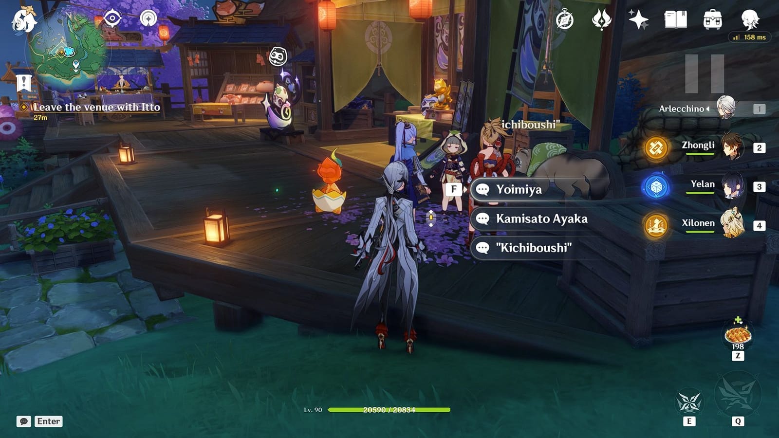 Genshin Impact Enchanted Tales of the Mikawa Festival character locations