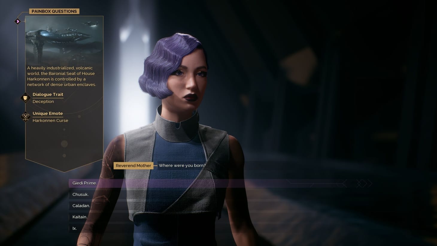 All notable character creation options in Dune Awakening