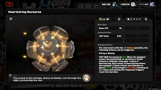 Best characters for Heartstring Nocturne W-Engine in Zenless Zone Zero