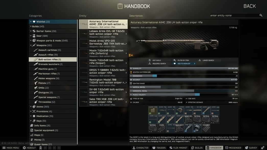 Escape from Tarkov weapons tier list (February 2025)