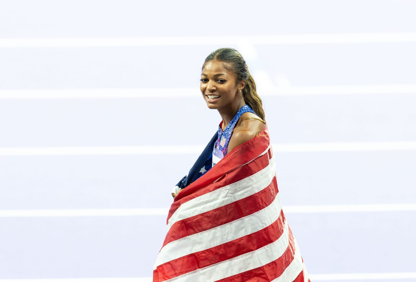 "Who did it best"- Gabby Thomas takes on hilarious running challenge ...