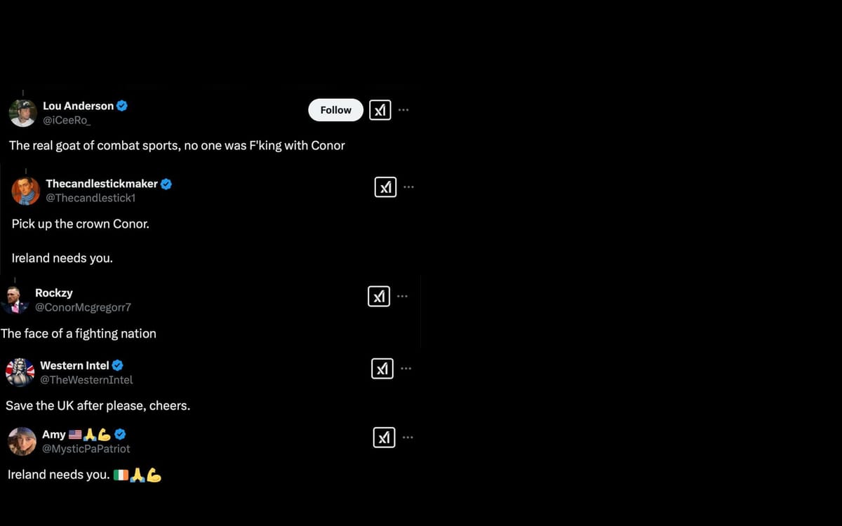 Conor McGregor: "Pick up the crown Conor", "The face of a fighting ...