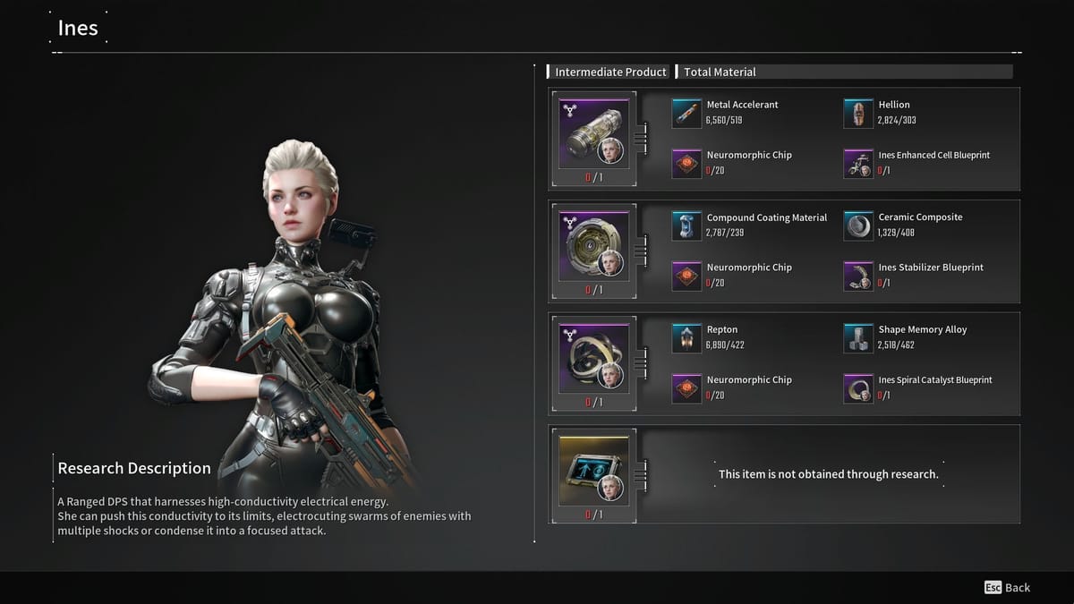 How to get Ines in The First Descendant