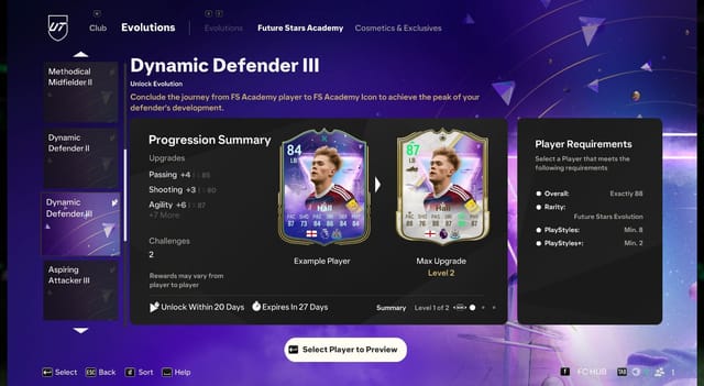 EA FC 25 Dynamic Defender 3 Evolution guide: Best players to use, all ...
