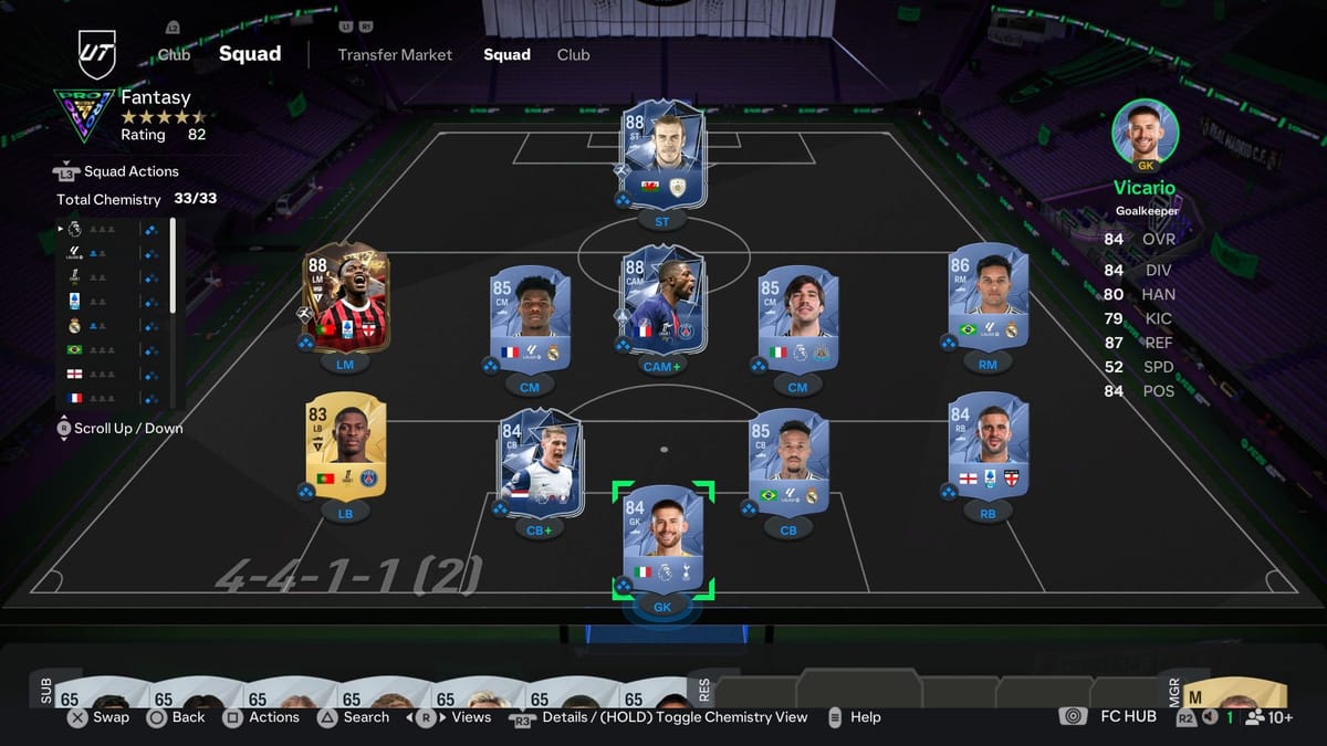 Best team to use in the EA FC 25 Fantasy FC League