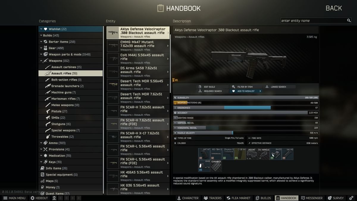 Escape from Tarkov weapons tier list (February 2025)
