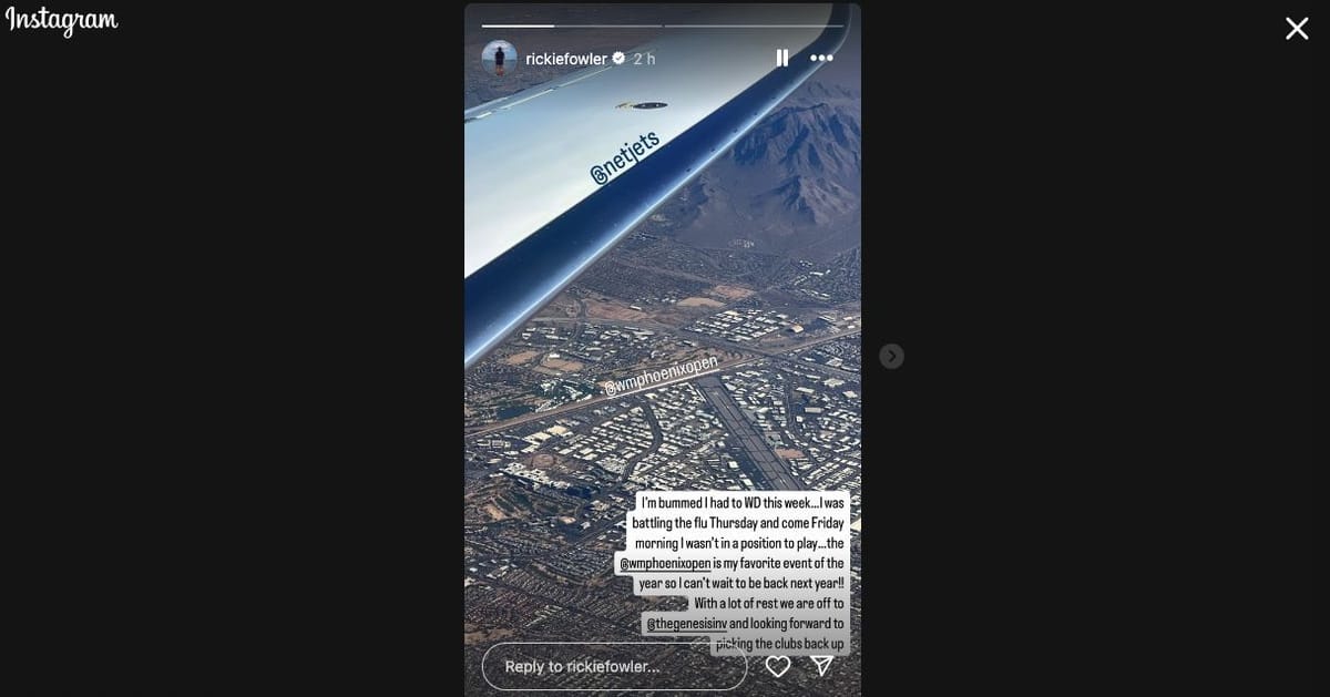 Agitated Rickie Fowler makes his feelings clear on withdrawing from WM ...