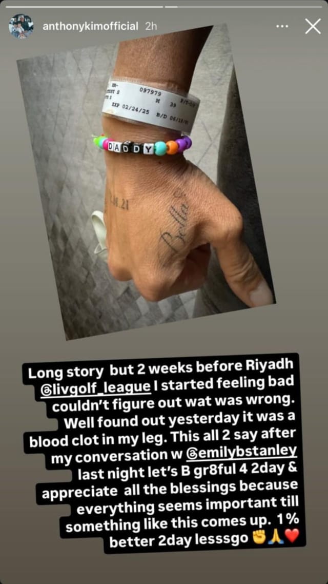 LIV Golf’s Anthony Kim shares a strong message just hours after ...