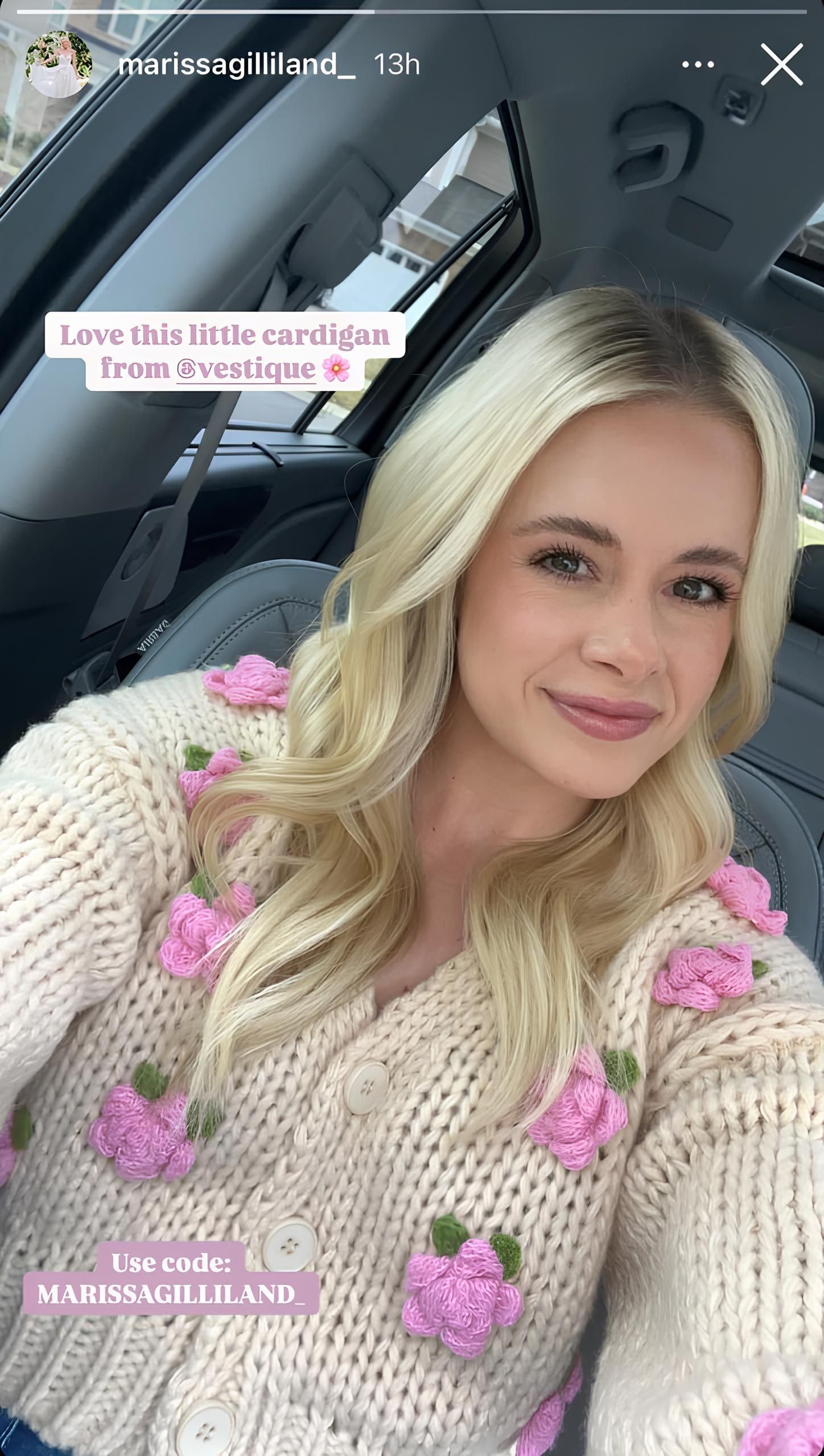 Todd Gilliland's wife Marissa channels floral aesthetics sporting an ...