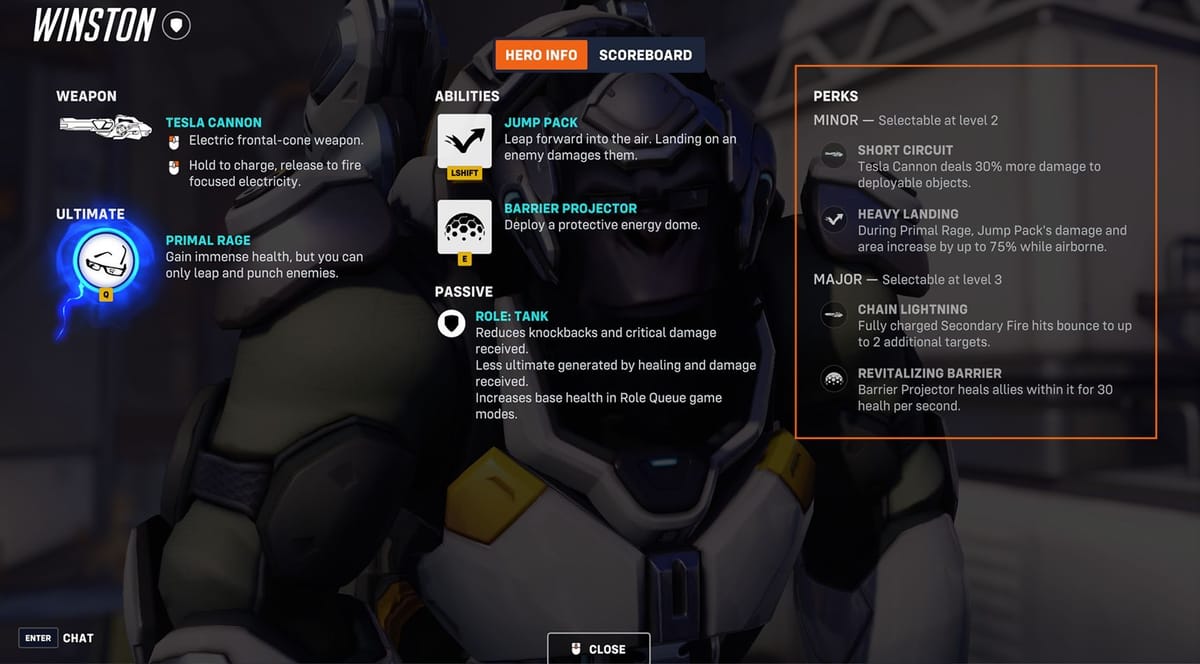 All hero perks in Overwatch 2