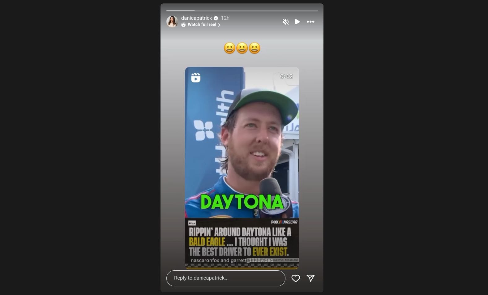 Danica Patrick shares her reaction to YouTuber Cleetus McFarland’s ...