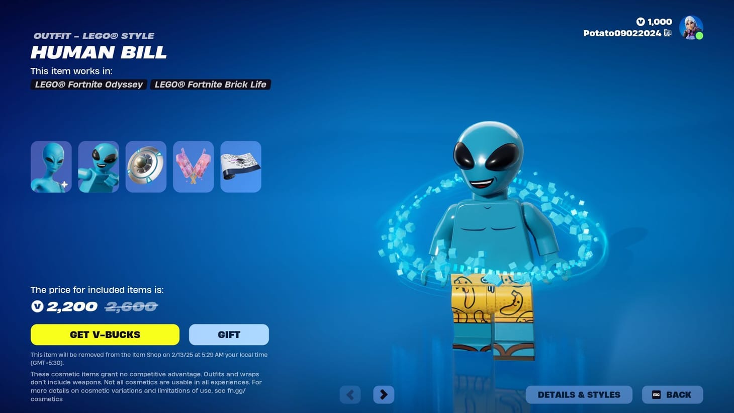 How to get Human Bill skin in Fortnite