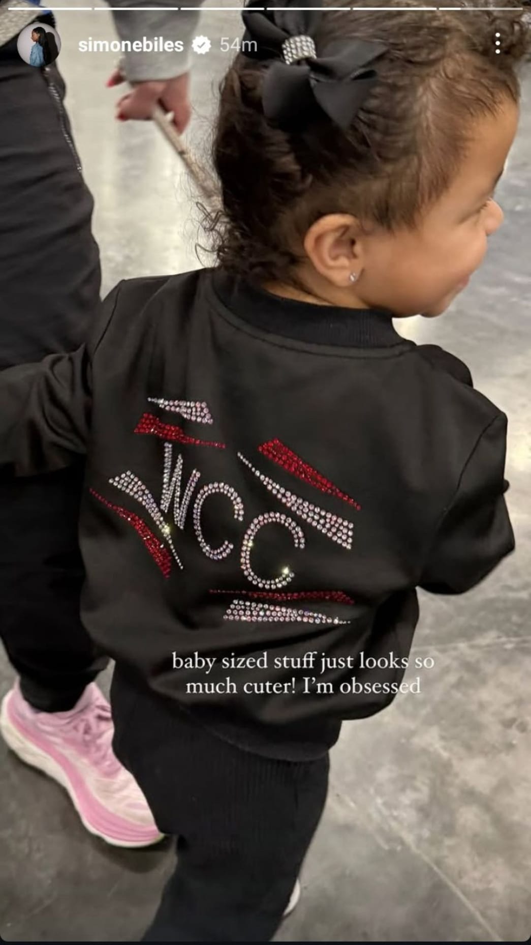 "I'm obsessed" - Simone Biles gushes over niece Ronnie as the toddler ...