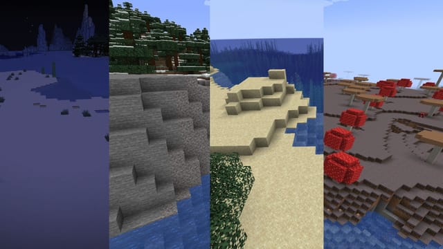 Ranking the four beach and island biomes in Minecraft