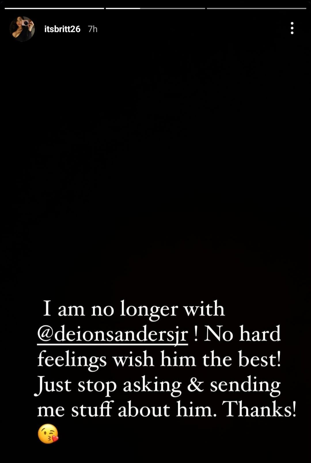 "Everything ain't always what it seems" - Deion Sanders Jr.'s ex-GF Brittany Faye drops cryptic ...