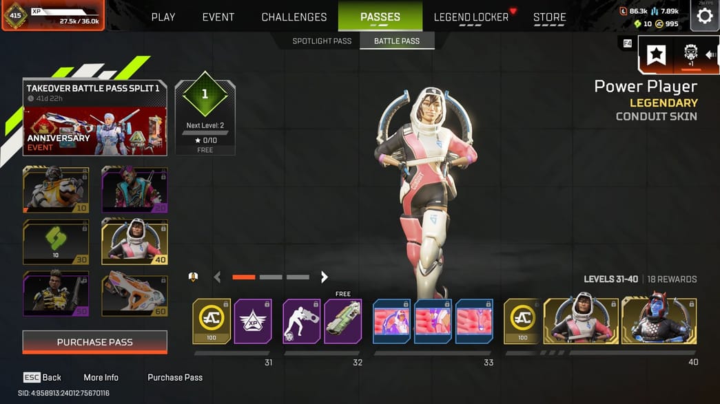 Apex Legends Season 24 Battle Pass: All tiers and rewards