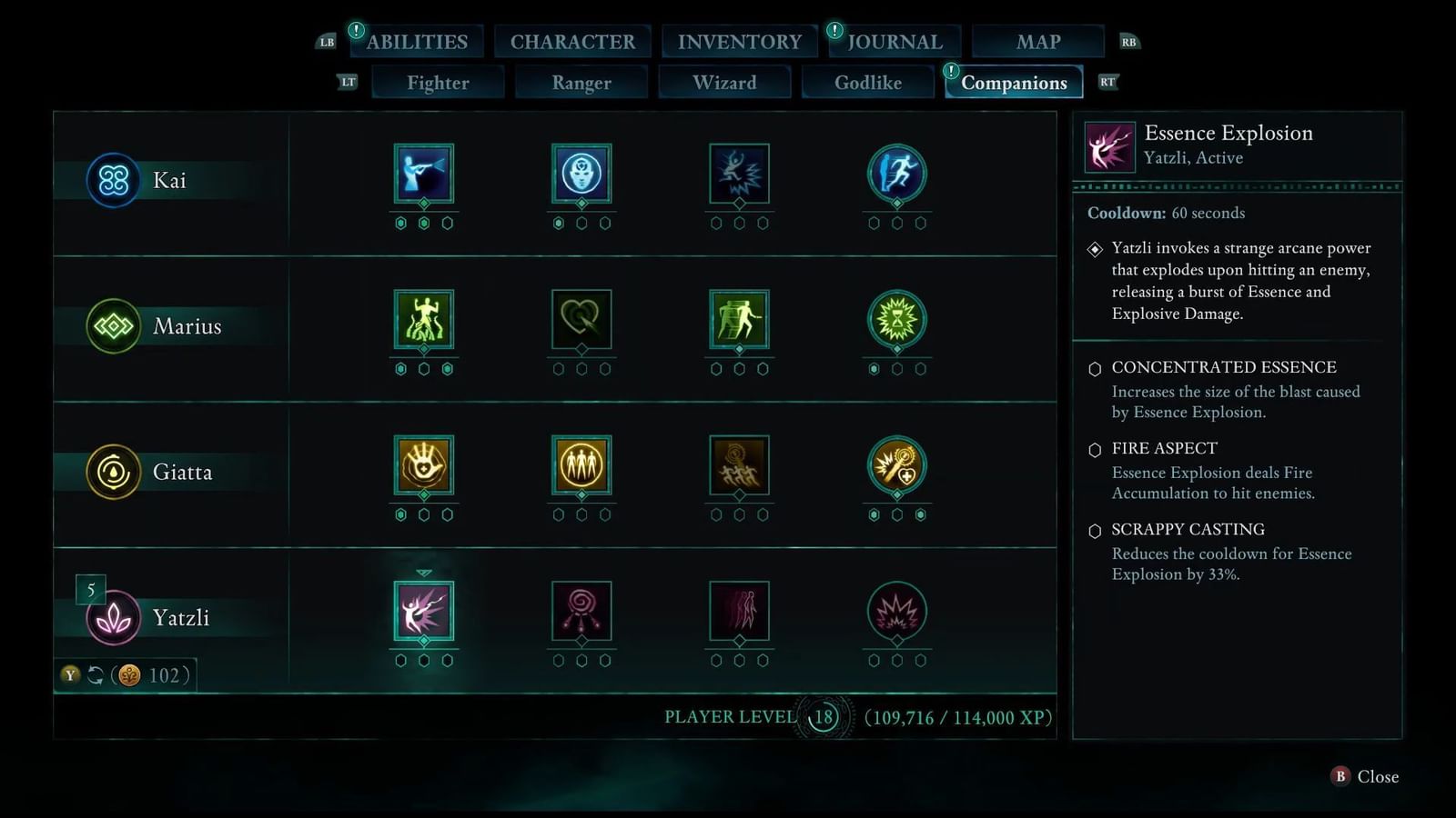 Avowed: Best Yatzli companion build