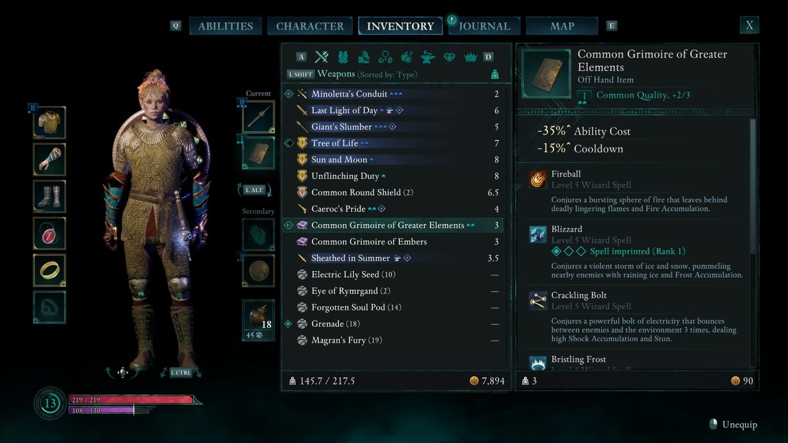 Avowed Magic system guide: Wand and Grimoires explained