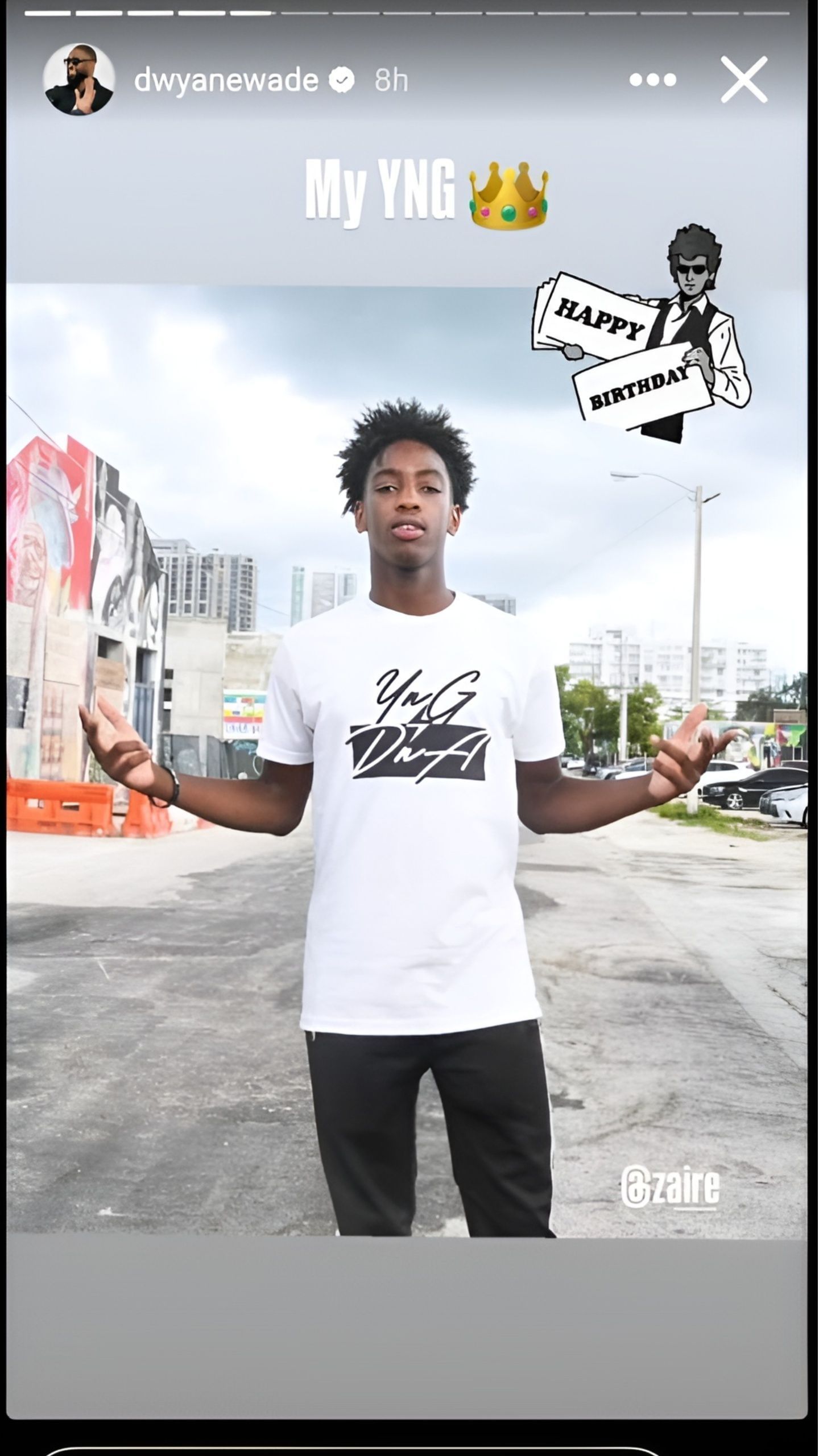 "Your Jordan year": Dwyane Wade celebrates son Zaire Wade's milestone ...