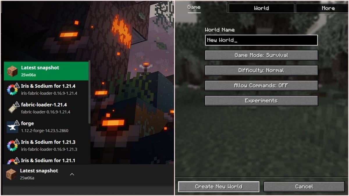 How to play with Minecraft Spring Drop 2025 features