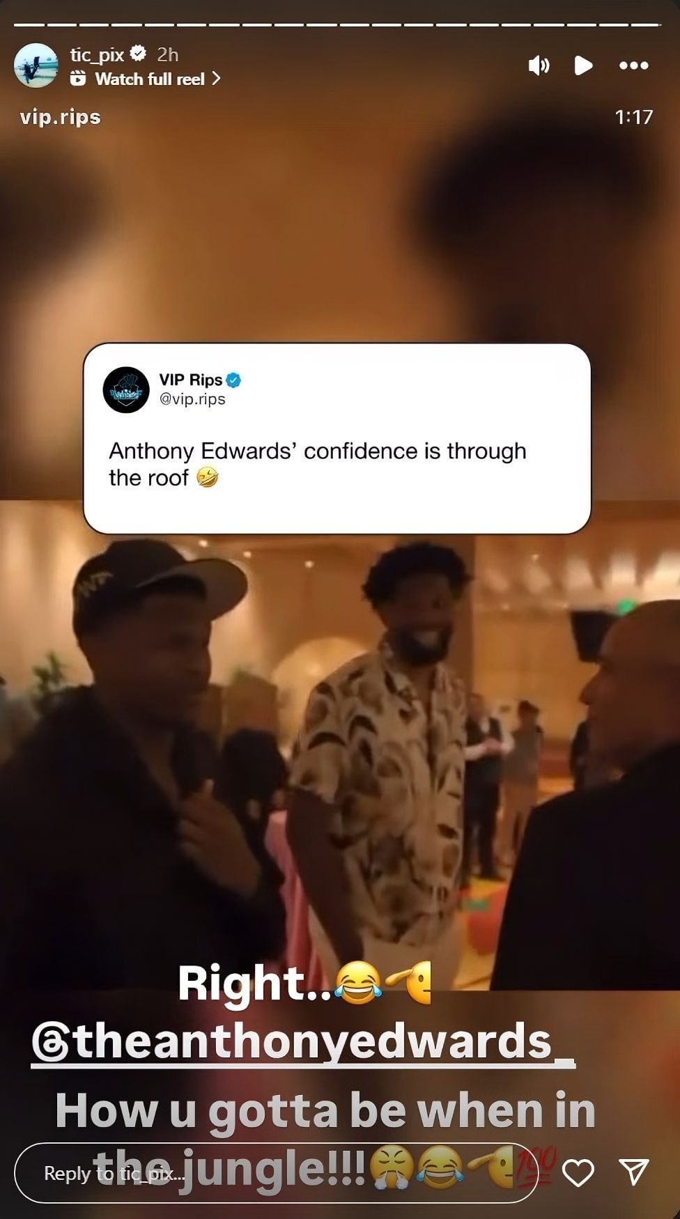 "How you gotta be in the jungle" - 15x NBA All-Star's hilarious take on ...