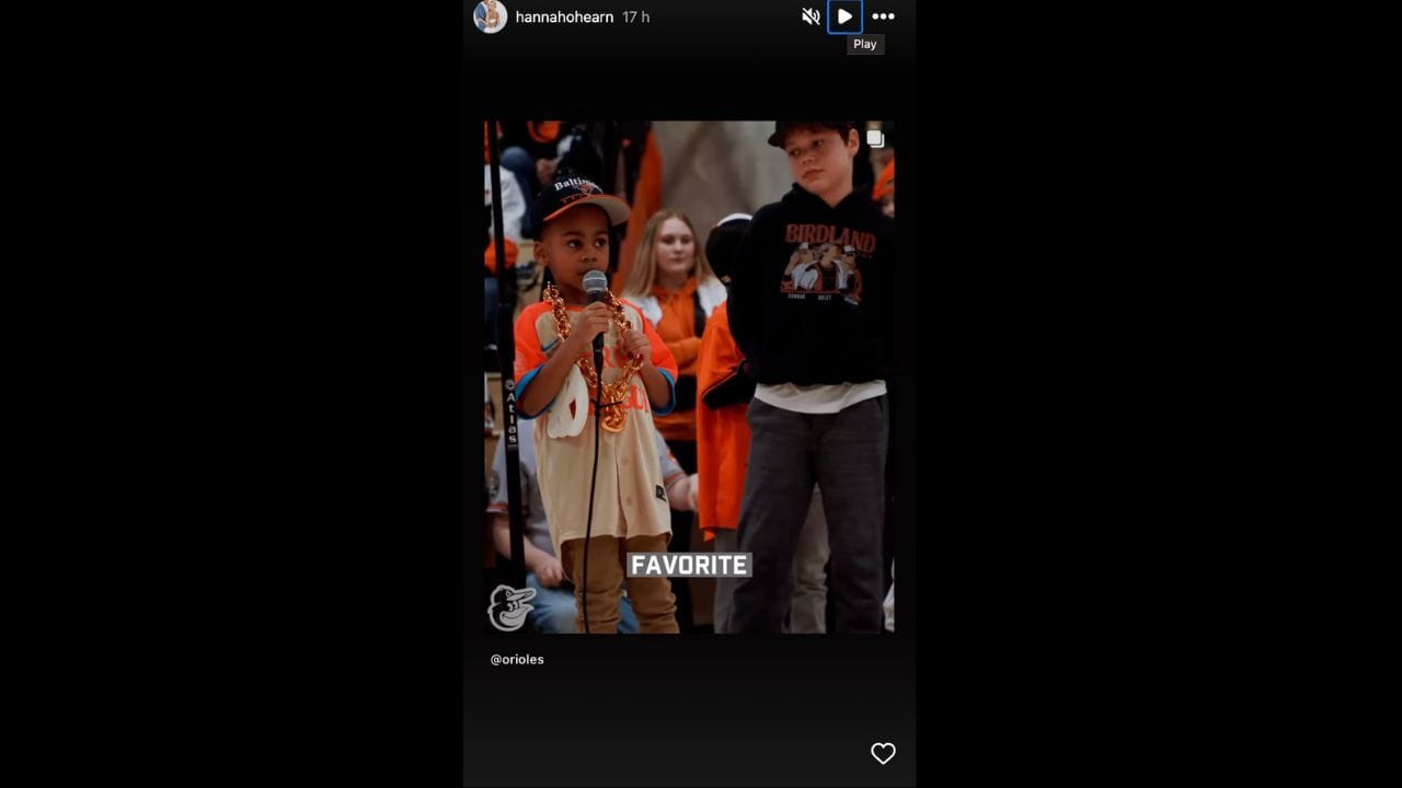 Ryan O'Hearn's wife Hannah shares Orioles star's hilarious reaction to ...