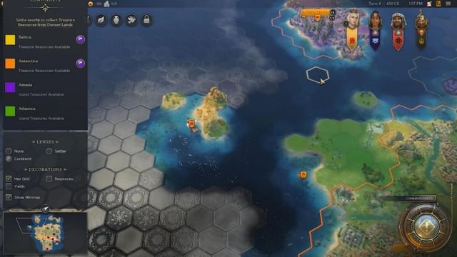 How to sail across open seas in Civilization 7