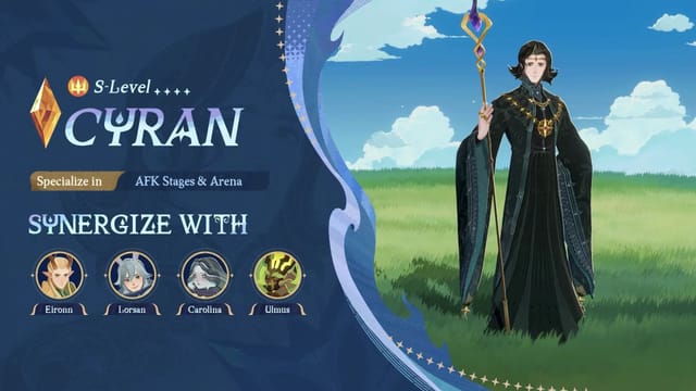Cyran in AFK Journey: Release date, skills, and synergies explained