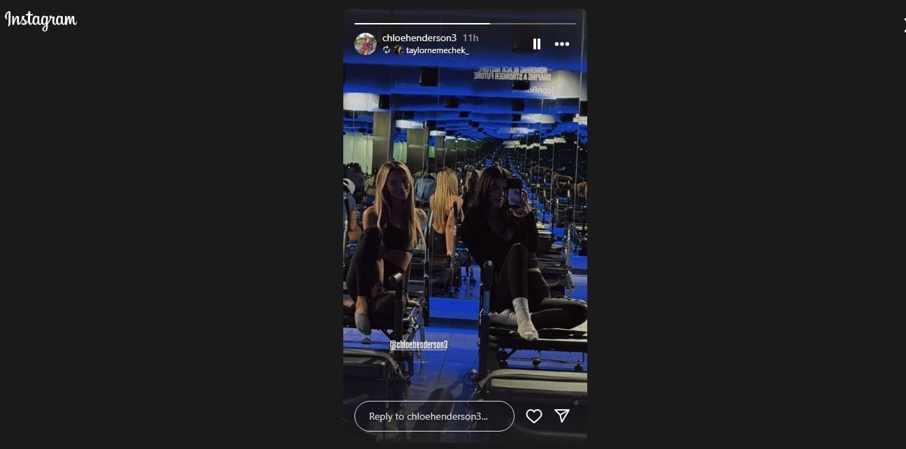 John Hunter Nemechek’s wife and Alex Bowman’s girlfriend Chloe team up to share a workout selfie ...