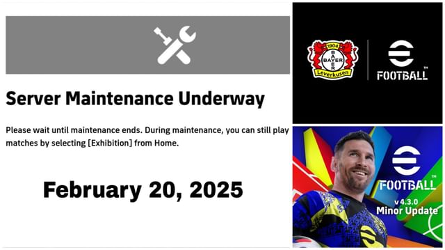 eFootball server maintenance (February 20): v4.3.0 update, new content, and expected downtime