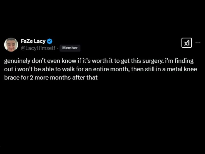 What happened to FaZe Lacy? Streamer discloses he requires surgery ...