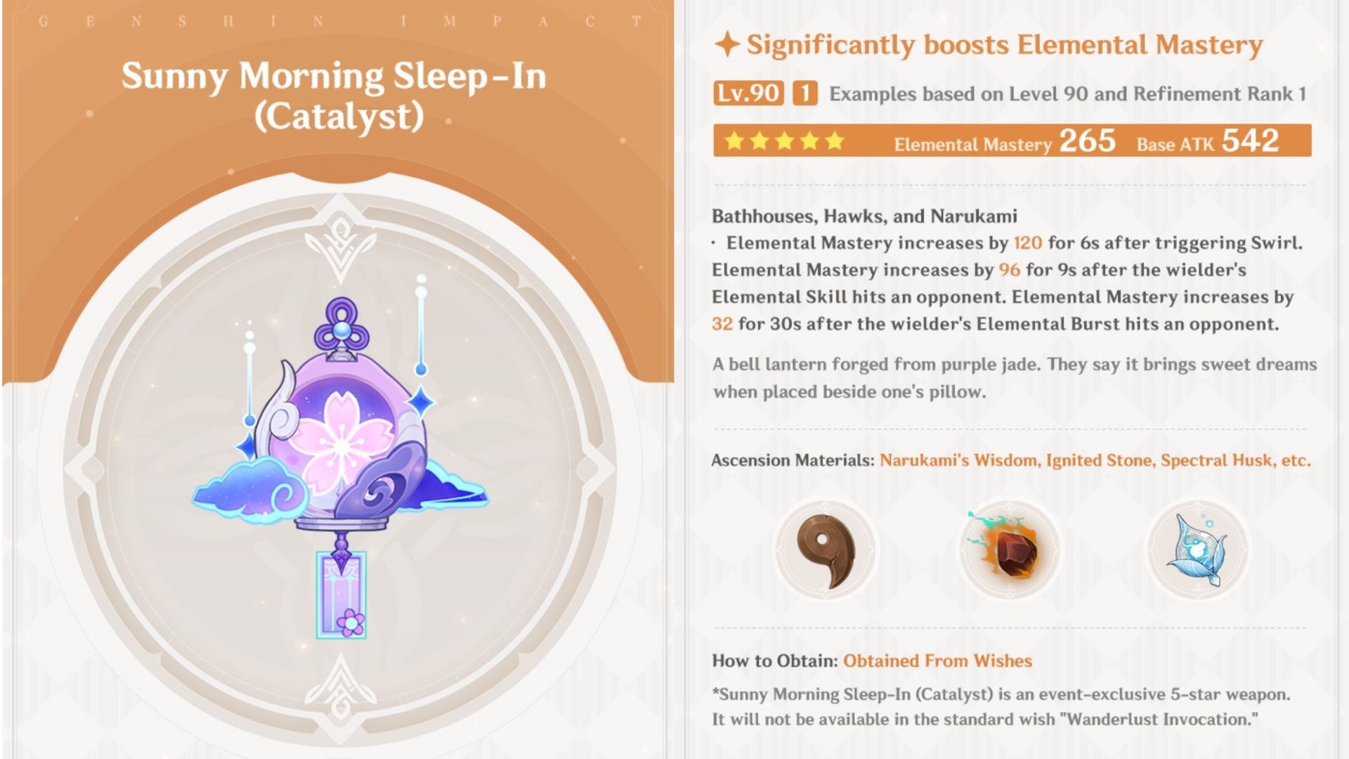 Best weapons for Mizuki in Genshin Impact