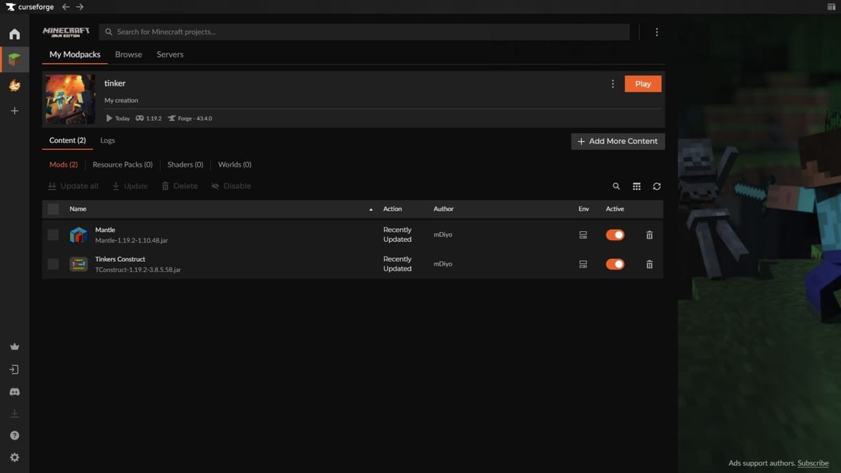 Minecraft Tinkers Construct mod: How to get started