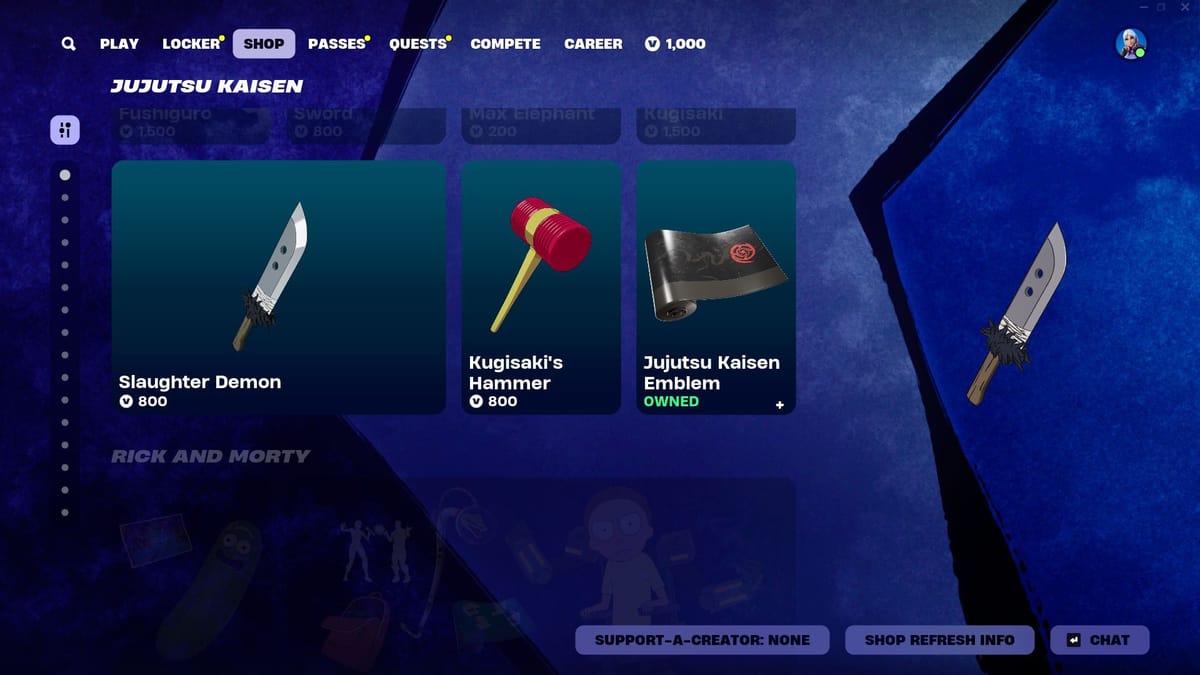 How to get the Yuji Itadori (Jujutsu Kaisen) skin in Fortnite