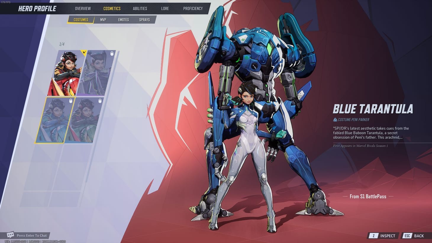 All Marvel Rivals Peni Parker skins: Tier list and prices