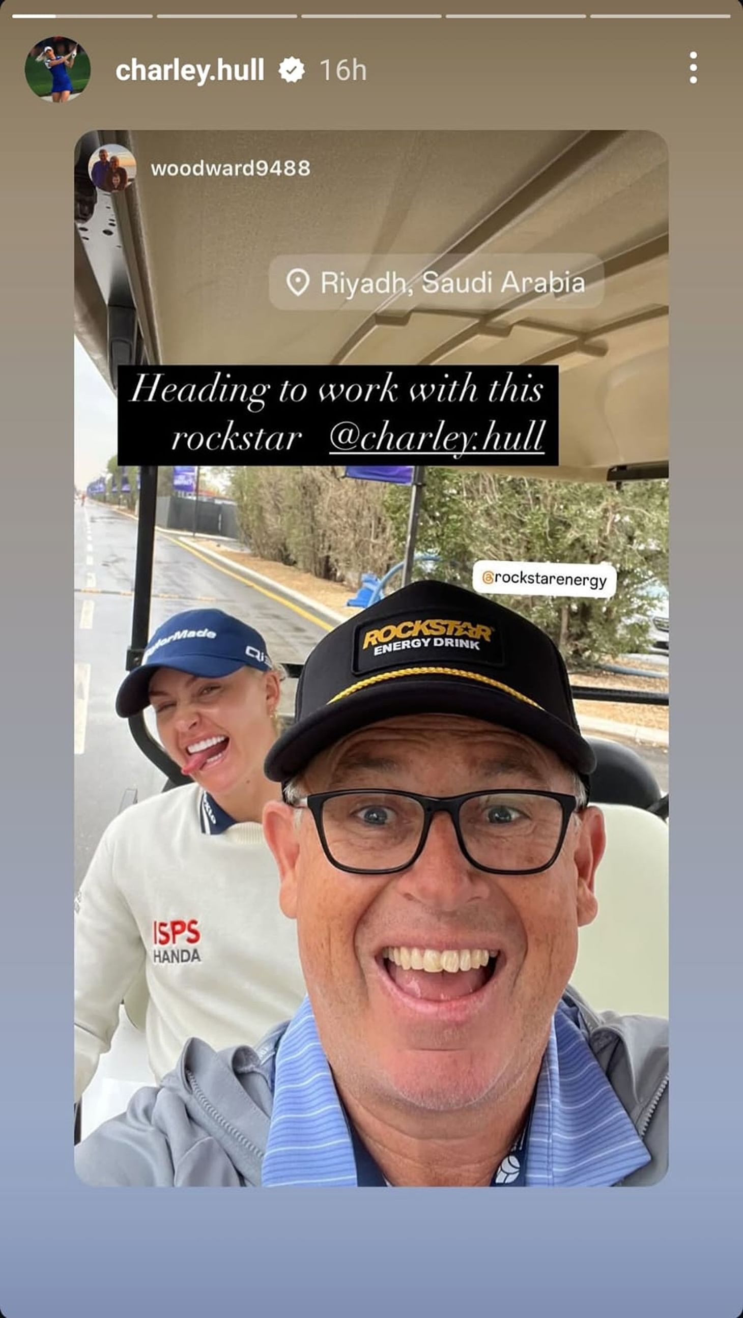 Charley Hull’s caddie crowns her a ‘rockstar’ in latest post