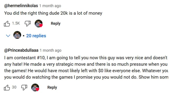 "Didn't want to go home with zero" — Beast Games player 232 reflects on ...