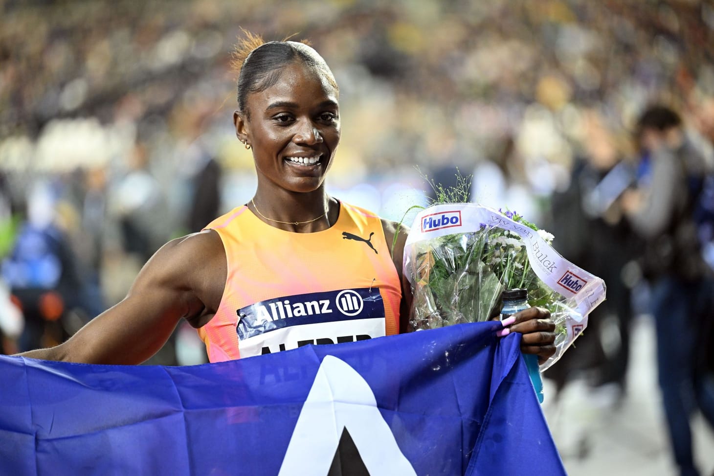 Olympic Champion Julien Alfred reflects on setting a new 300m national ...