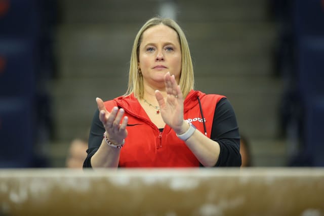 Simone Biles' former coach Cécile Landi reacts to Georgia GymDogs ...