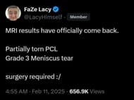 What happened to FaZe Lacy? Streamer discloses he requires surgery ...